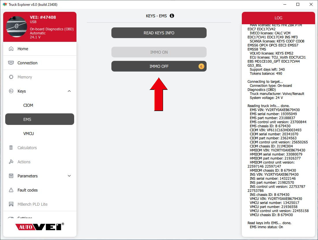 Volvo and Renault Truck Key and Immo solutions